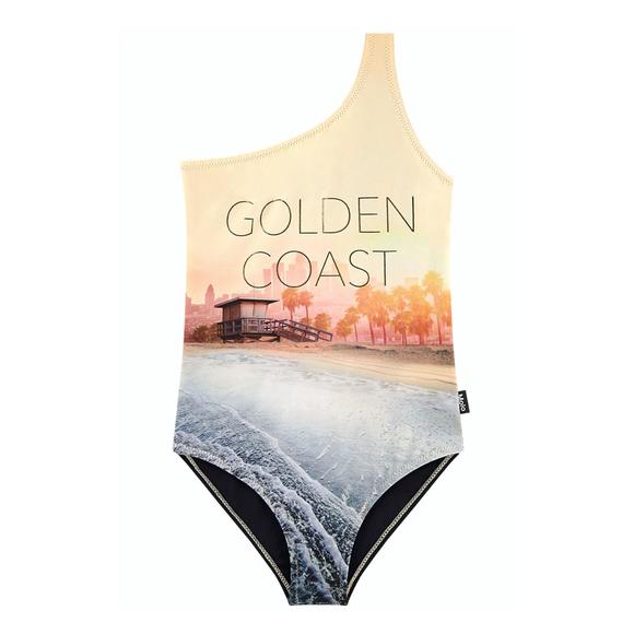 Molo | Swim | New Molo Gold Coast One Piece In Beige | Poshmark